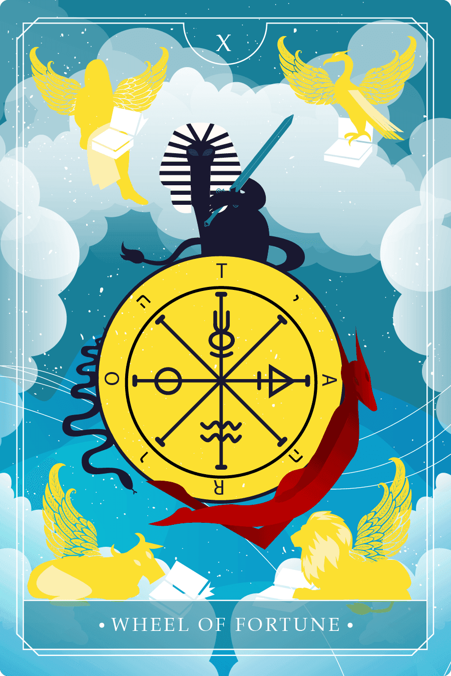 Wheel Of Fortune Tarot Card Meaning | What Does the Wheel Of Fortune ...