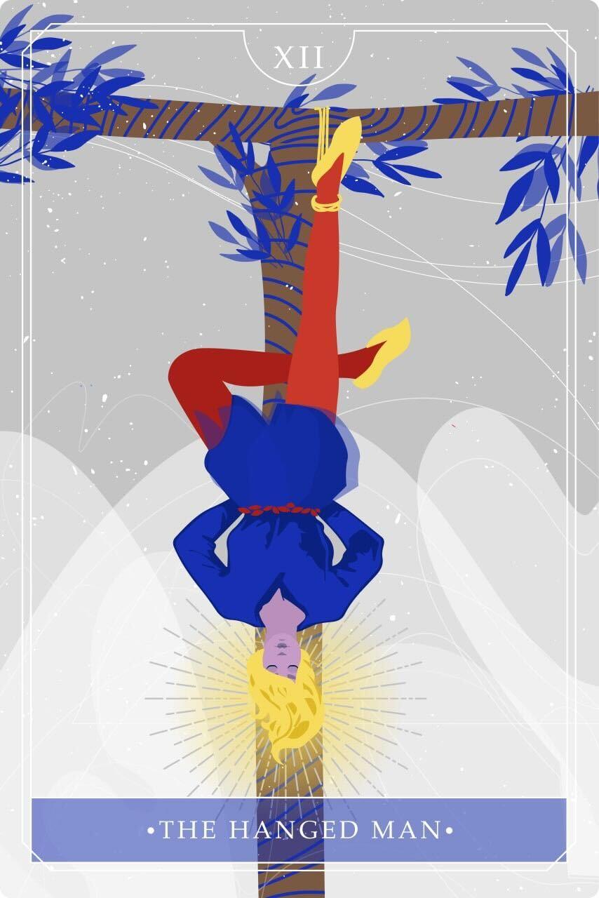 The Hanged Man Tarot Meaning Yes or No | The Hanged Man Upright and ...